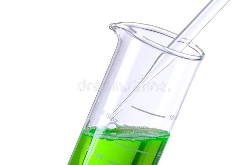 Laboratory Beaker and Stirrer Stock Photo - Image of discovery, beaker ...