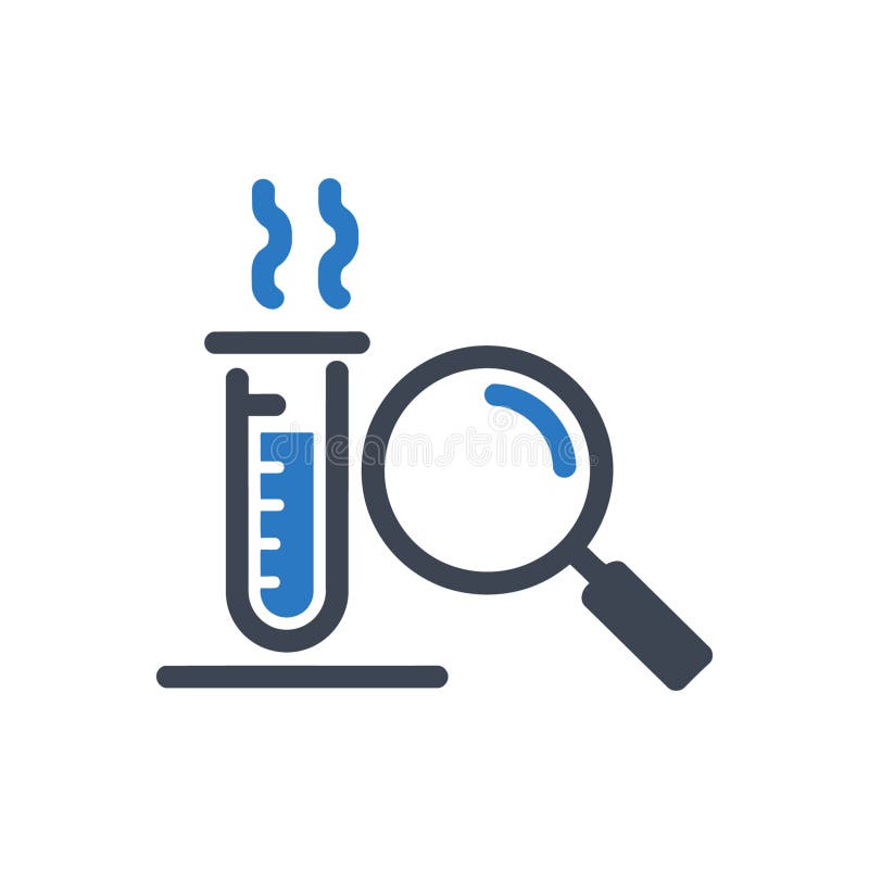 Test Tube Analysis Icon stock vector. Illustration of heat - 361729395