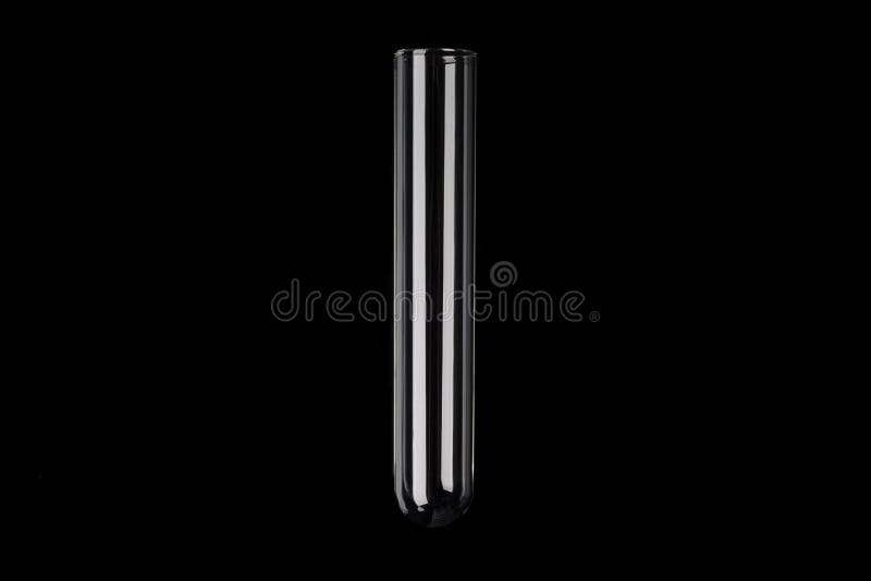 Test Tube On Black Background Stock Photo - Image of precision, black ...