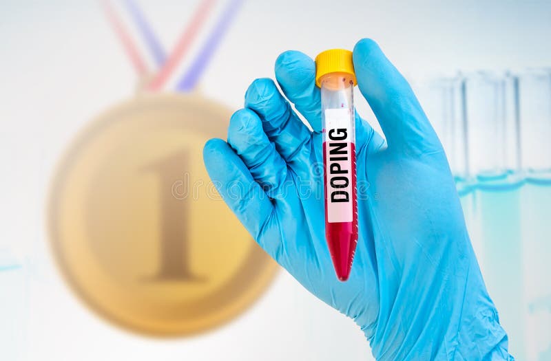 Test-tube with Blood Sample for DOPING Test Stock Image - Image of ...