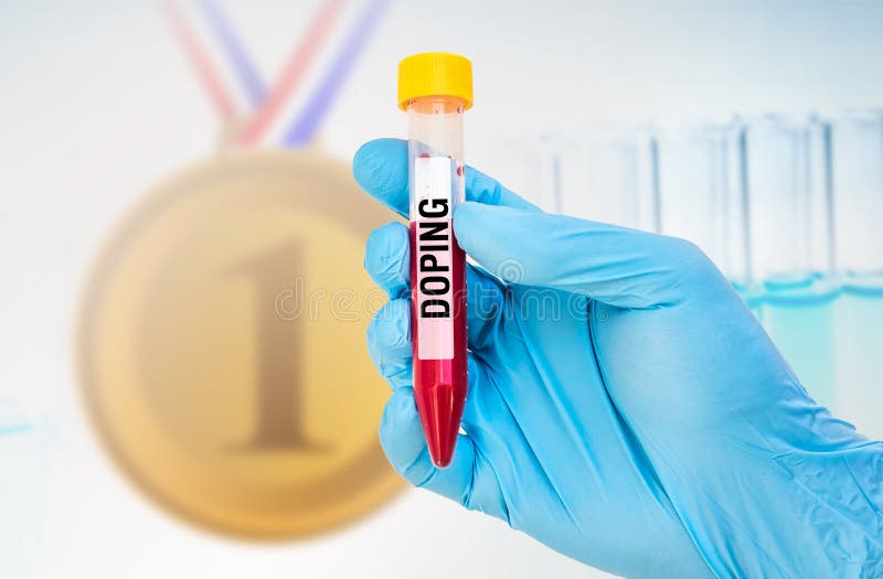 Test-tube with Blood Sample for DOPING Test Stock Image - Image of ...