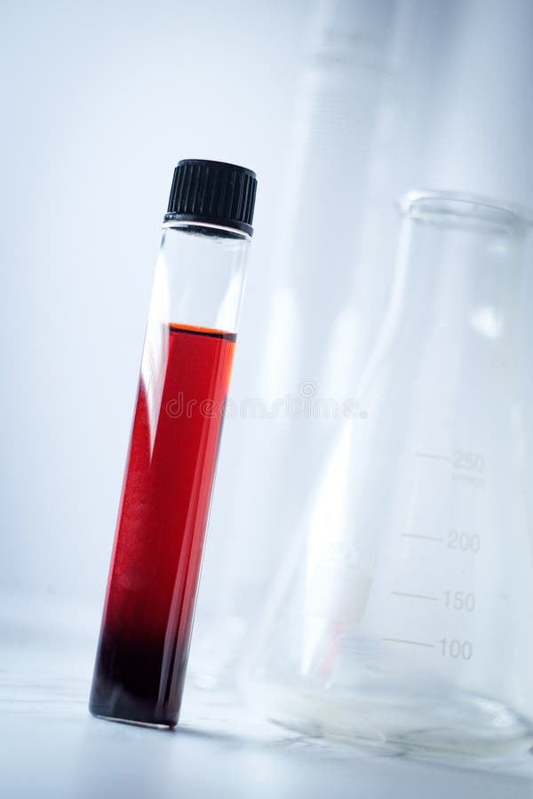 Test Tube Blood Sample stock photo. Image of tool, blood - 134852968
