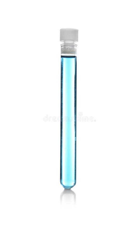 Blue Sample Tube Medical Equipment for Use Laboratory Stock Photo ...