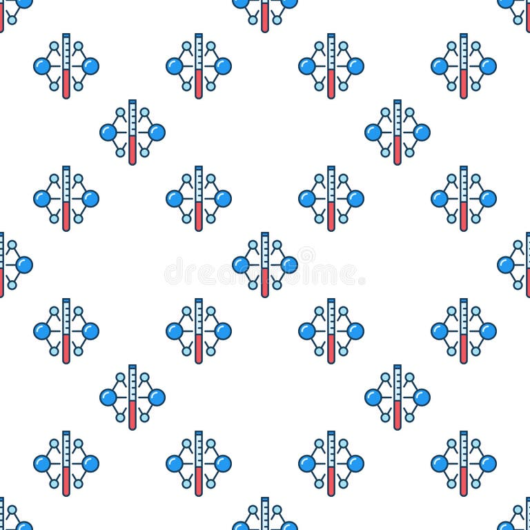 Test Tube with Chemical Compound Vector Pharmaceutical Colored Seamless ...