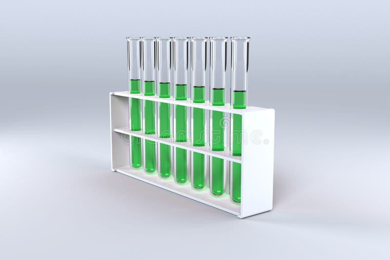 Test Tube with Chemical Solution Stock Image - Image of solution ...