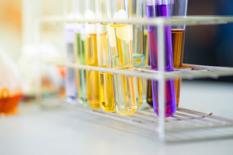 Test Tube for Bacterial Culture in Cool Incubator Laboratory Stock ...