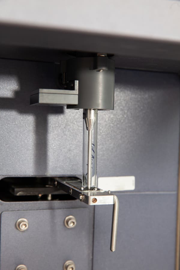 Test Tube Containing a Patient Sample Loaded on the Flow Cytometer ...