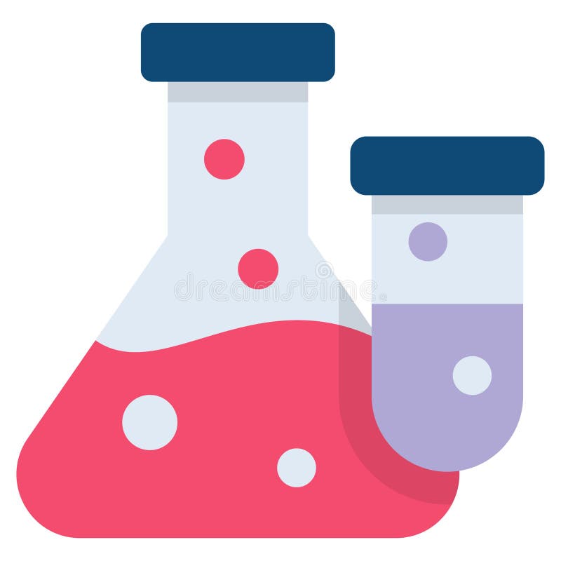 Test-tube Vector Line Icon, School and Education Icon Stock Vector ...