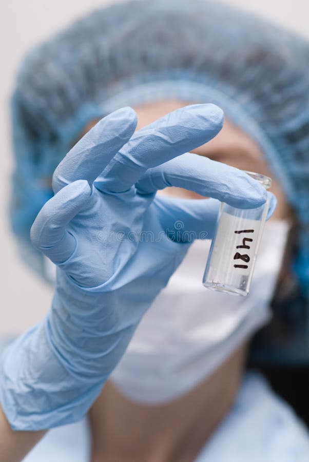 Test-tube in a hand stock photo. Image of pharmacist, hand - 2684248