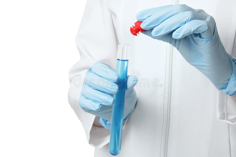 Test-tube in the hand stock photo. Image of laboratory - 88024994