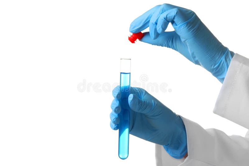 Test-tube in the hand stock image. Image of tube, hand - 88025331