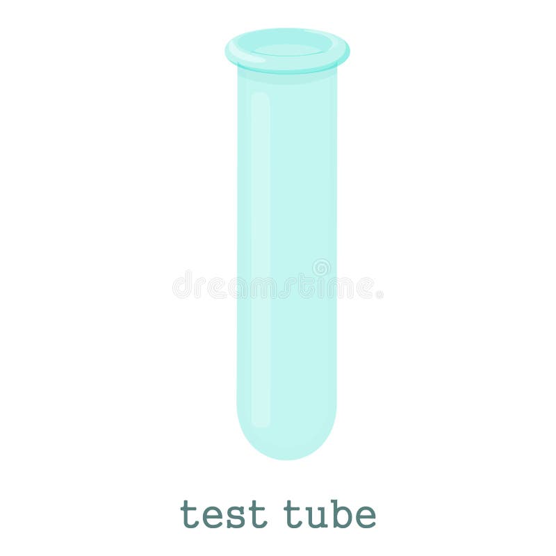 Test Tube Icon, Cartoon Style Stock Vector - Illustration of empty ...