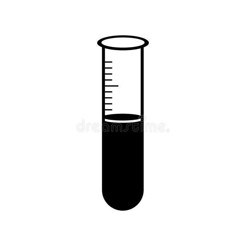 Test Tube Icon Microbiology Equipment Stock Vector - Illustration of ...