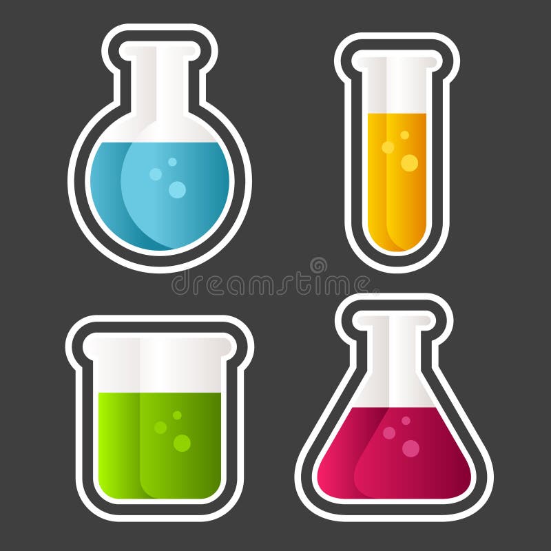 Test Tube and Holder stock vector. Illustration of test - 136453043