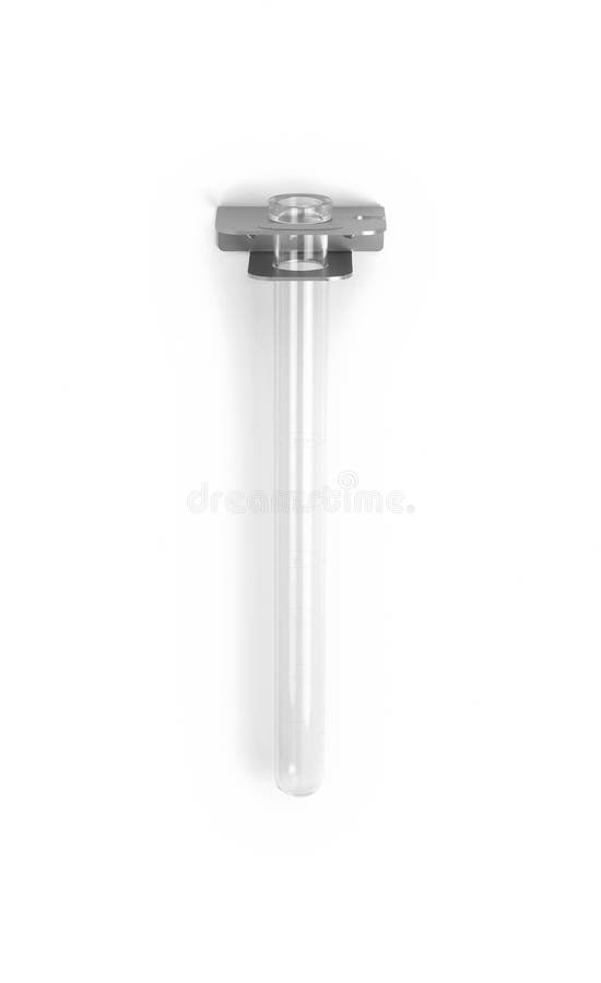 Test Tube Isolated on White with Shadow Stock Photo - Image of glass ...