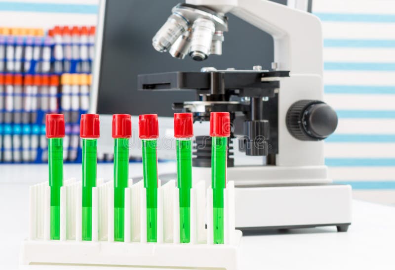 Test Tube in Lab Test Tube in Lab Stock Photo - Image of flask ...