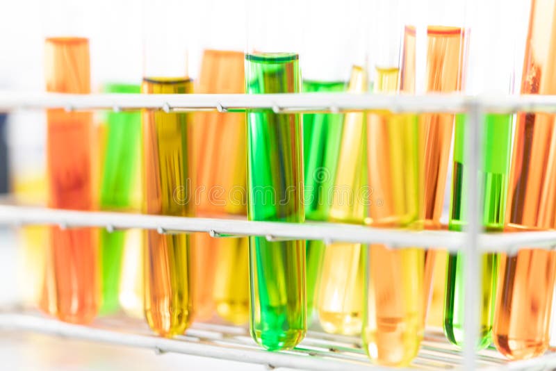 Test Tube in Lab, Research in Laboratory Stock Image - Image of holder ...