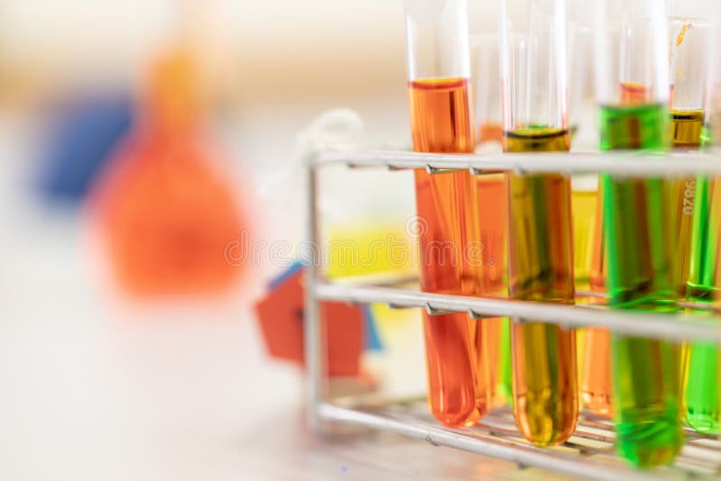 Test Tube in Lab, Research in Laboratory Stock Image - Image of beaker ...