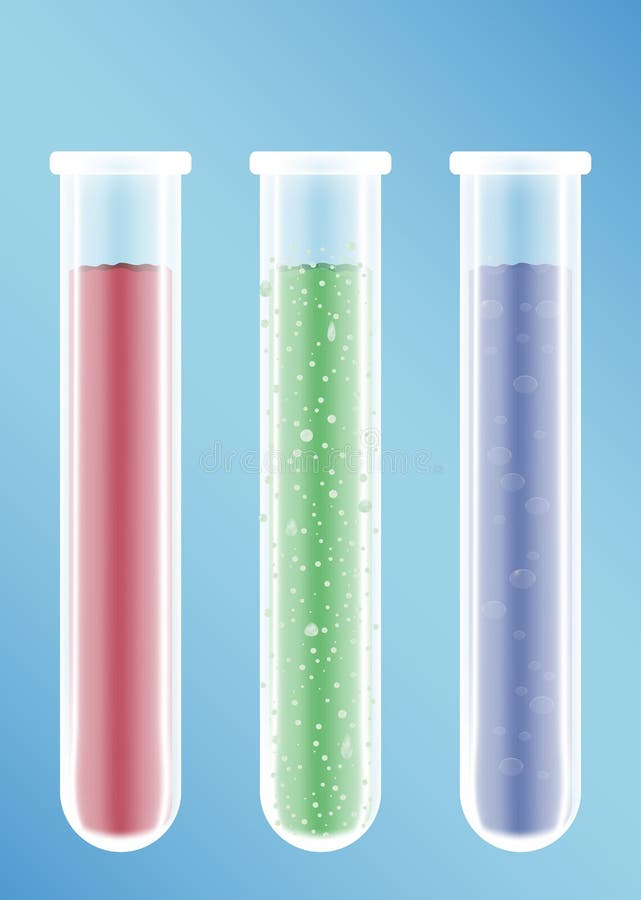 Test tube with liquid stock vector. Illustration of clinical - 69354116