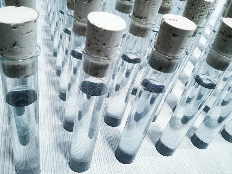 Test tube with liquid stock photo. Image of cork, light - 51533110