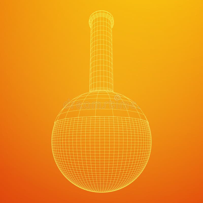 Test Tube Low Poly Wireframe Mesh Stock Vector - Illustration of mesh ...