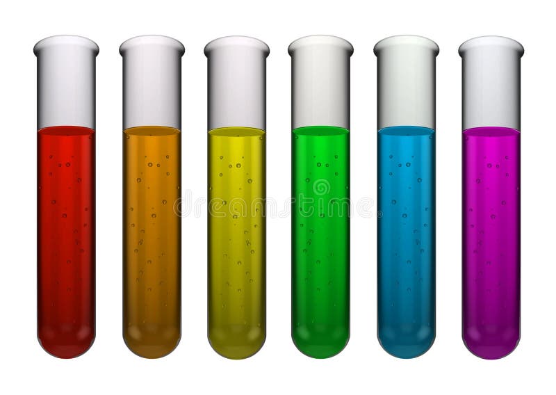 Test tube rainbow stock illustration. Illustration of medicine - 9460182