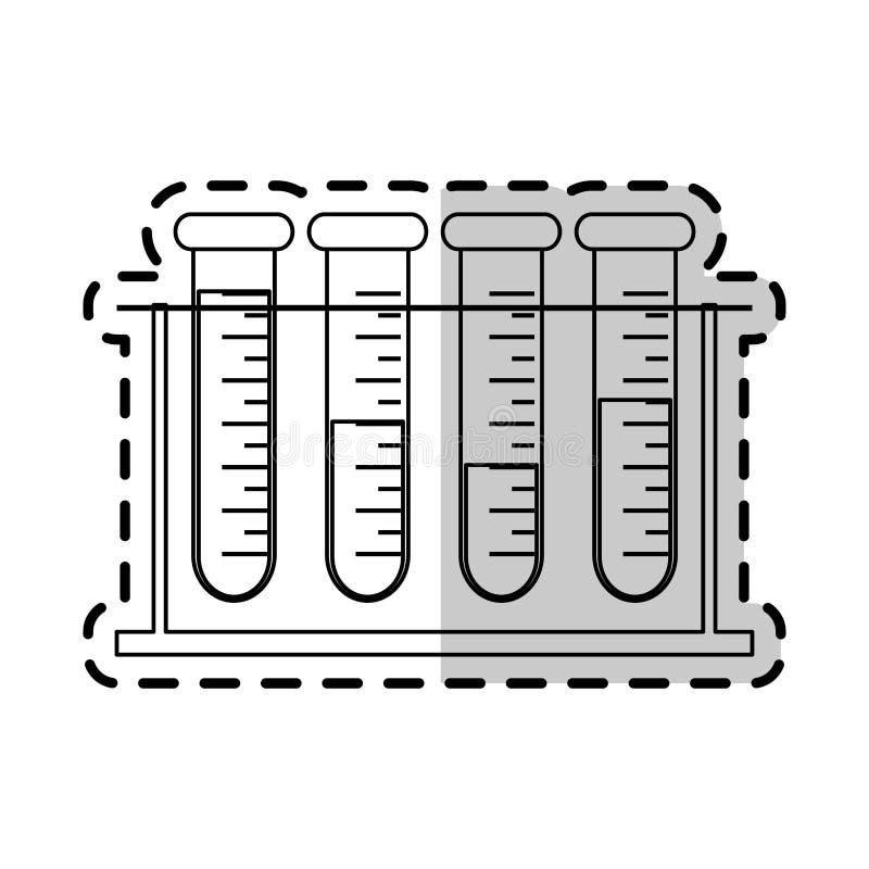 Test Tube Science Icon Image Stock Illustration - Illustration of ...