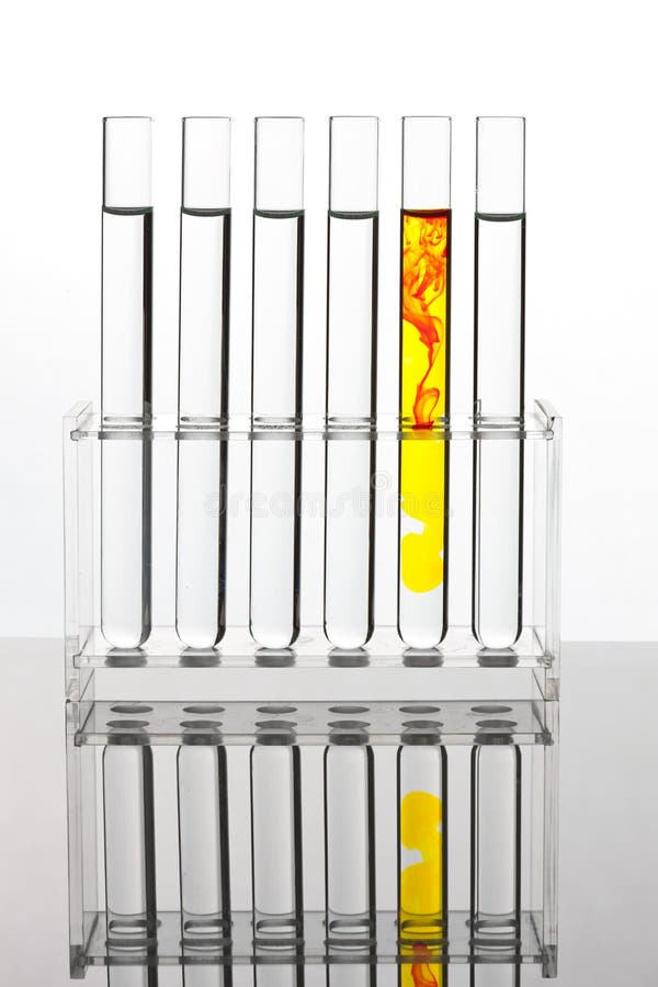 Test Tube for Testing in a Chemical Laboratory Stock Image - Image of ...