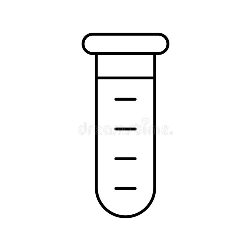 Test Tube Vector Icon Which Can Easily Modify or Edit Stock Vector ...