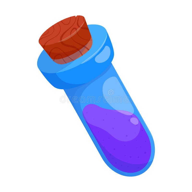 Test Tube Vector Illustration. Test Tube Portion Game Icon Vector Stock ...