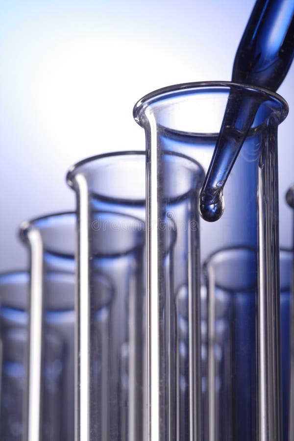 Laboratory Test Tubes in Science Research Lab Stock Photo - Image of ...