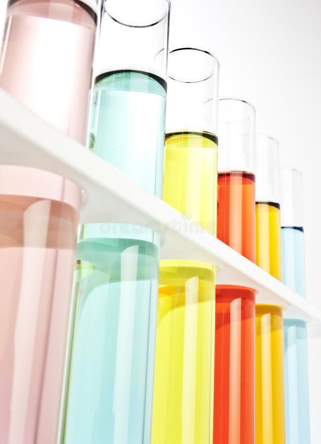 Laboratory Test Tubes Abstract Stock Photo - Image of blurred, medical ...