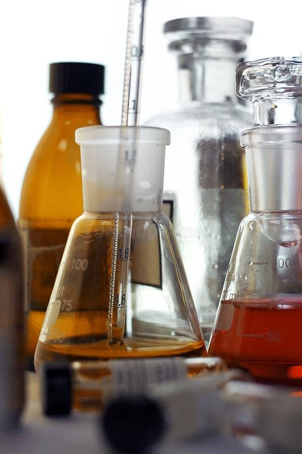 Ethanol Oil Test in Tube Fuel Research Industry Stock Photo - Image of ...