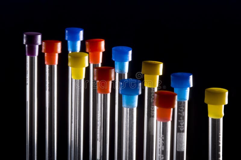 Test tubes on black stock image. Image of science, chemistry - 12520949