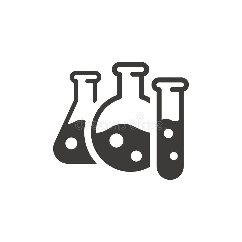 Chemistry Vector Icon Set. Black Isolated Laboratory Science Icons ... Chemistry Vector Icon Set. Black Isolated Laboratory Science Icons ...