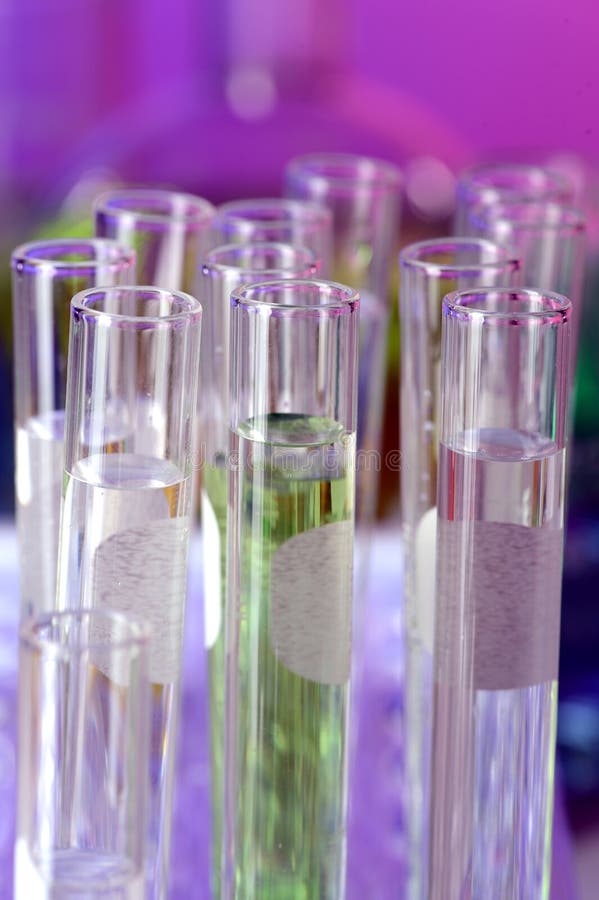 Test Tubes in Laboratory stock image. Image of medical - 59578033