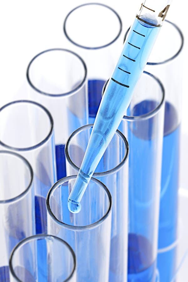 Laboratory Test Tube in Science Research Lab Stock Photo - Image of ...