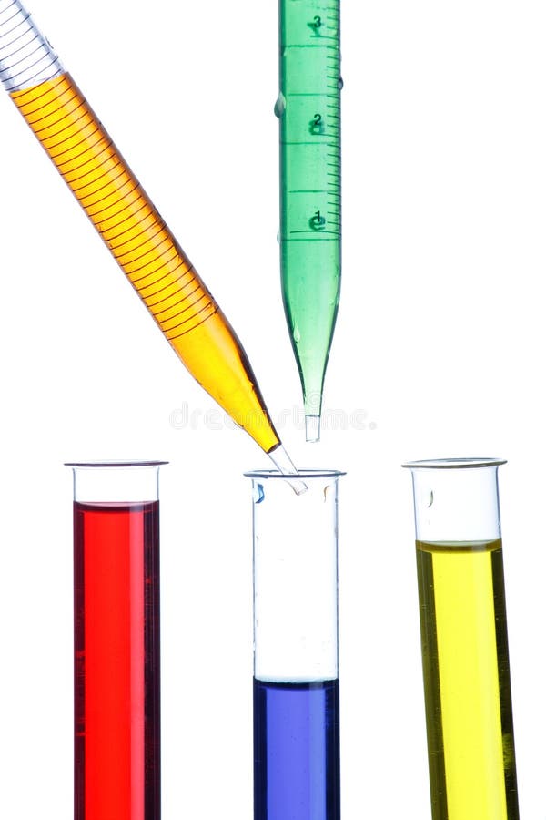 Test tubes and dropper stock photo. Image of discovery - 11341556
