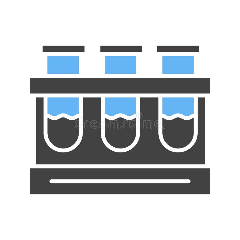 Test Tubes Icon Image. stock vector. Illustration of chemical - 290221973