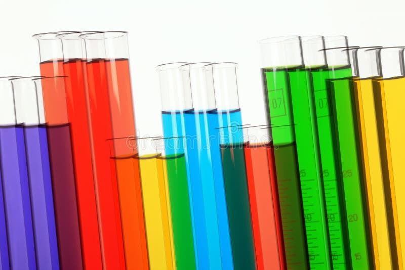 Laboratory Test Tubes in Science Research Lab Stock Photo - Image of ...