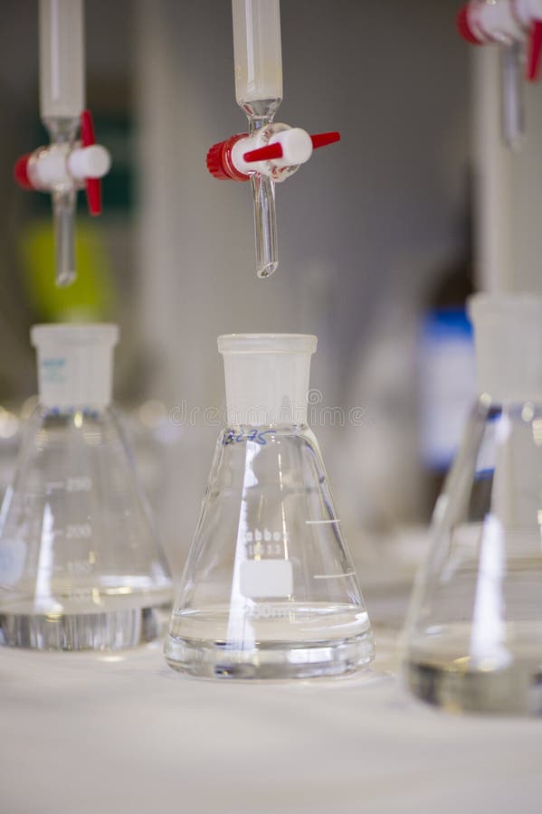 Test tubes in a laboratory stock image. Image of instrument - 36146467