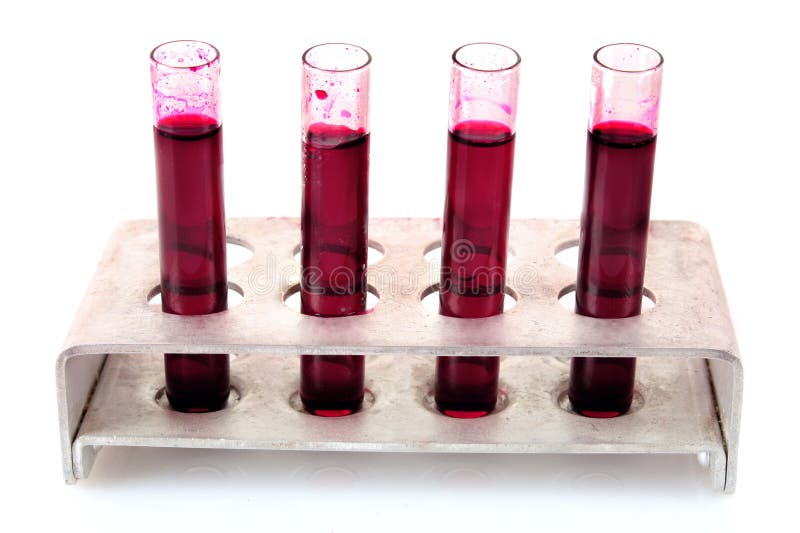 Test Tubes with Liquid Isolated Stock Photo - Image of clear ...