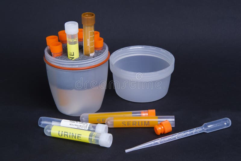 Test Tubes and Medicine Dropper in Laboratory Stock Photo - Image of ...