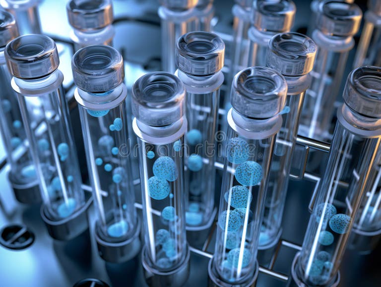 Test Tubes in the Science Lab. Development of New Chemicals Stock ...