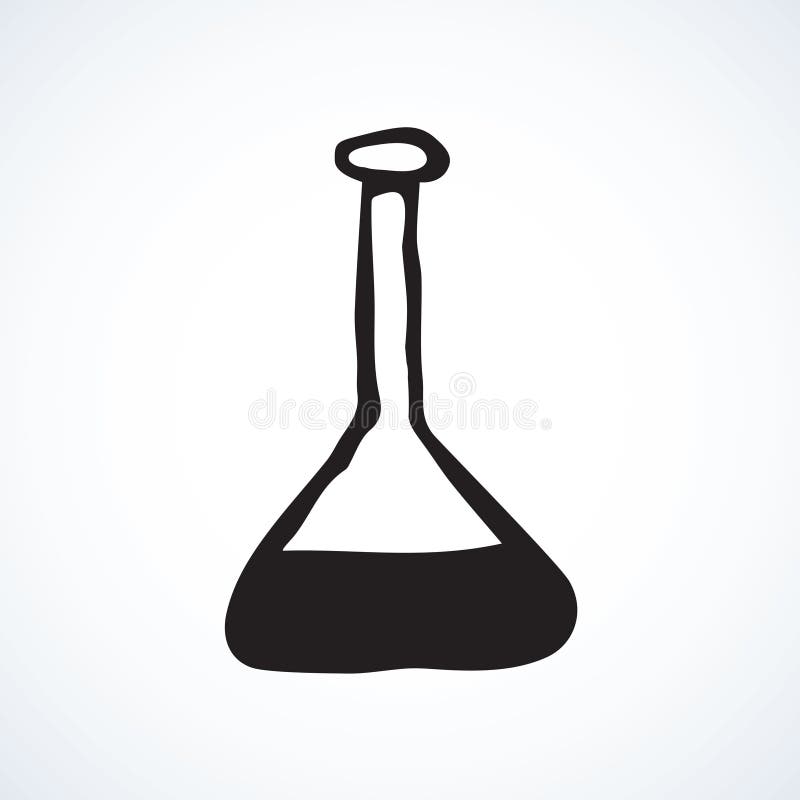 Test tubes. Vector drawing stock vector. Illustration of chemistry ...