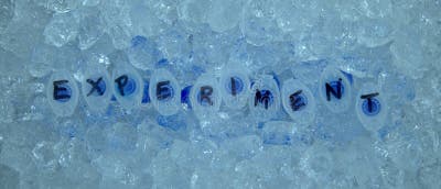 Experimental Test Tubes on Ice Stock Image - Image of experiment ...