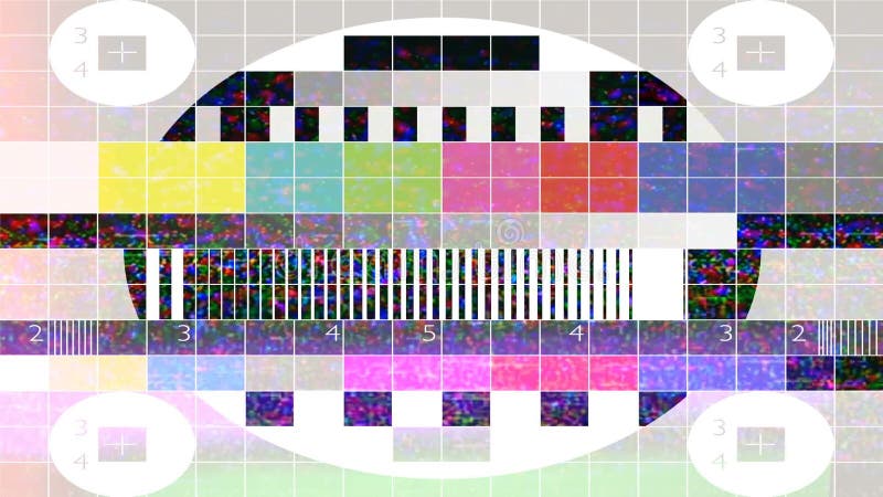 Test Tv. Test Signal. Vhs. Error Video Recording. Stock Footage - Video ...