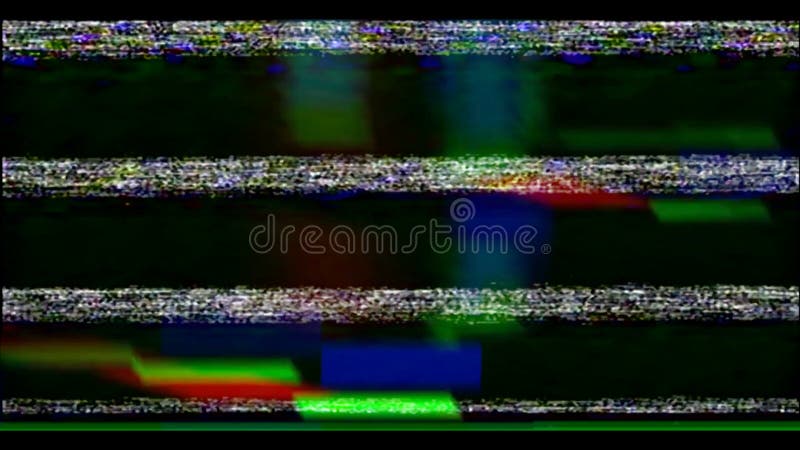 Test Tv. Test Signal. Vhs. Error Video Recording. Stock Video - Video ...