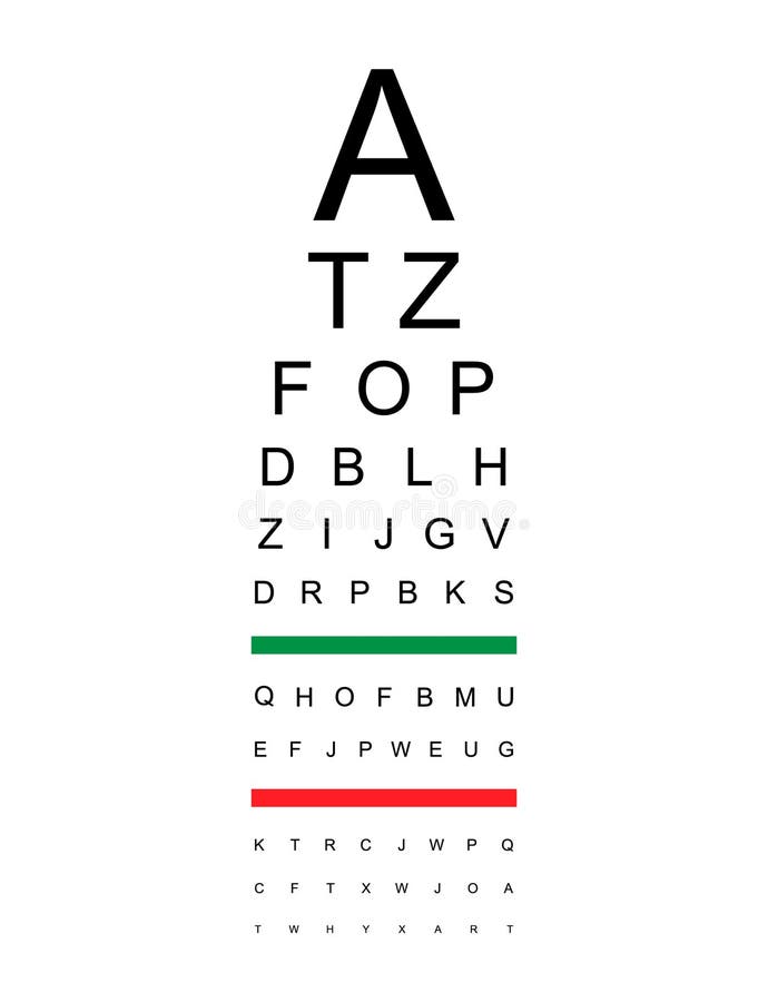 Test Visual Measure Icon, Optical Chart Letter Symbol, Optometrist ...