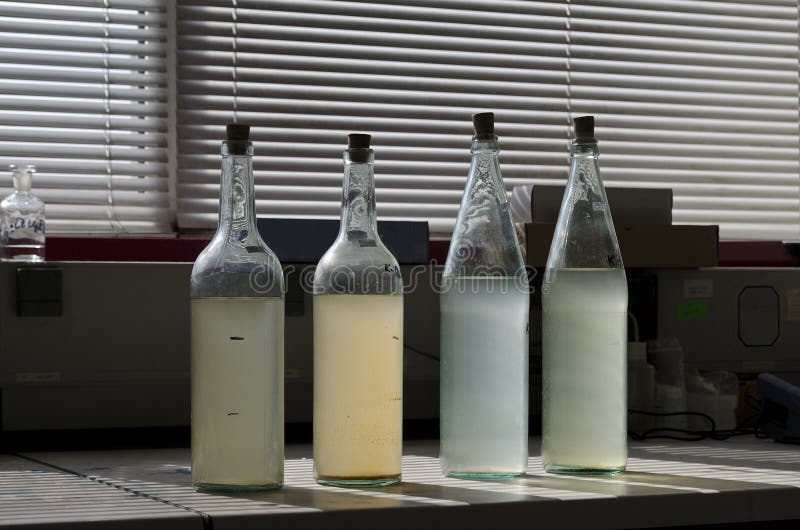 Test Water Samples in the Laboratory Stock Image - Image of natural ...